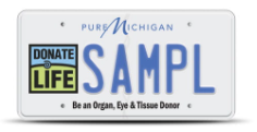 License Plates - Donate Life America