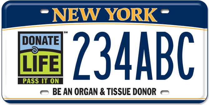 License Plates - Donate Life America