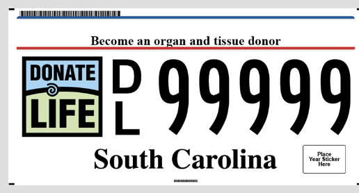 License Plates - Donate Life America